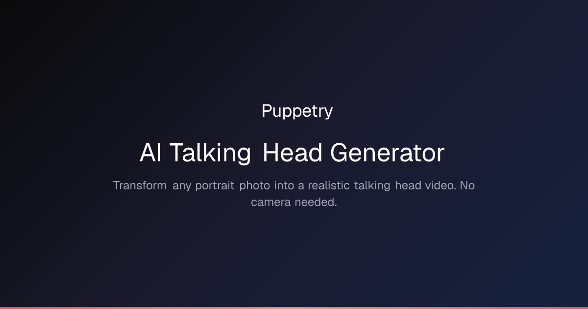 AI Talking Head Video Generator — Create Talking Avatars from Photos ...